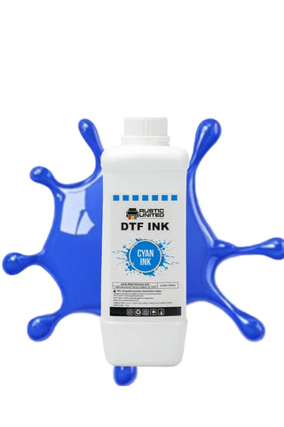 DTF Printer USA Cyan Ink - 1 Liter | High-Quality, Opaque, Long-Lasting ...
